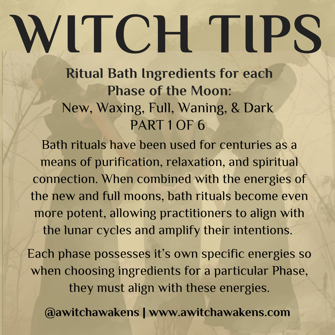 A Comprehensive Guide to Moon Bath Ritual - A Witch Awakens